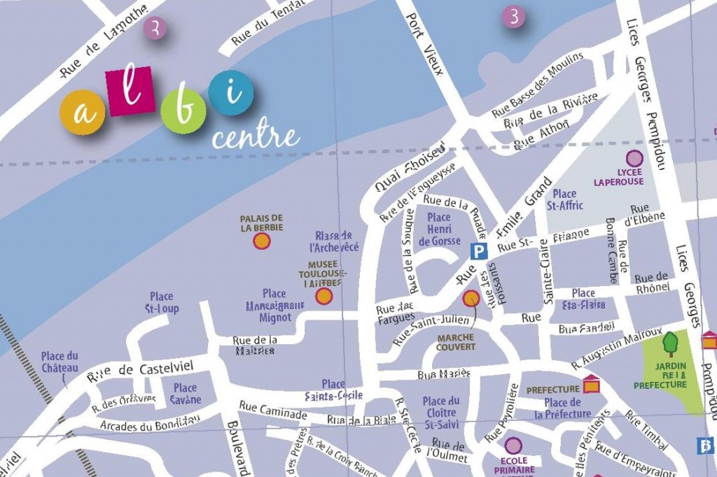 Albi, Plan de ville_1 - Régie publicitaire des collectivités locales ...